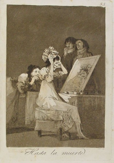 «Las viejas» o «¿Qué tal?». 1810-1812. Francisco de Goya. | Criterios